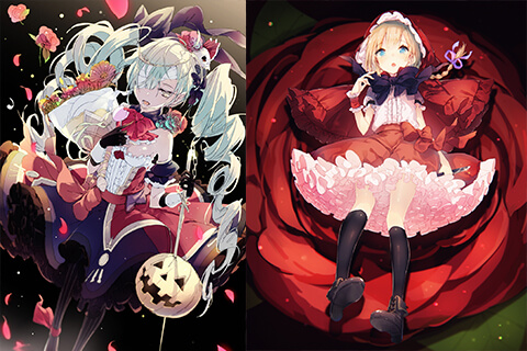 [免费][画师图包]八葉(やつは) Yatsuha Pixiv 图包 202103_绘世界