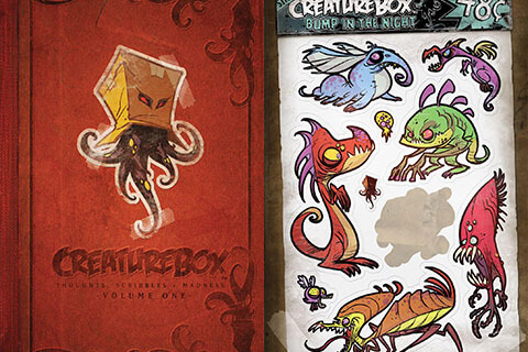 [会员][插画集] Creature Box工作室 Toughts Scribbles + Madness 怪物插画_绘世界