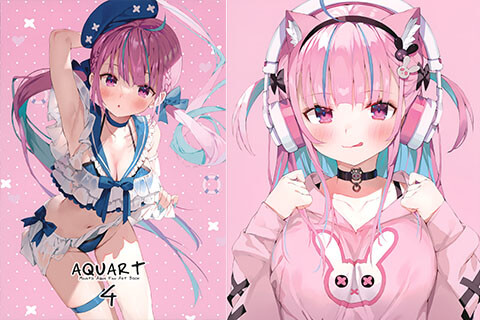 [会员][同人画册] (ホロクル2nd) Gaou まかろん大帝 (がおう) AQUART 4_绘世界